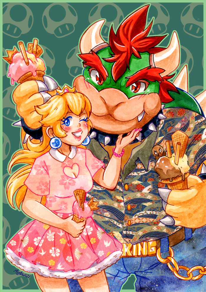 6 Peach Bowser By Mystar21 On Deviantart