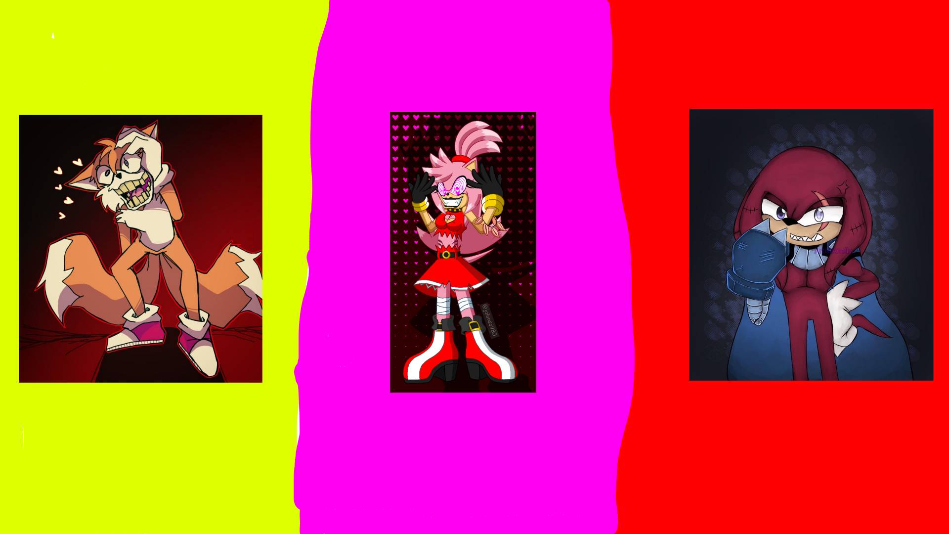 Crazy Tailscrazy Amycrazy Knuckles By Tailsthehedgehogsoni On Deviantart