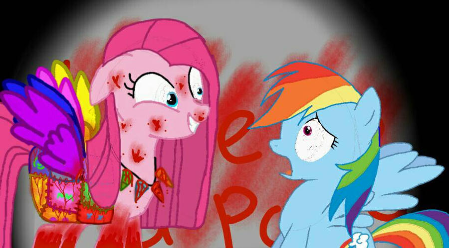 Mlp Pinkamena And Rainbow Dash By Rainbowdust12345 On Deviantart