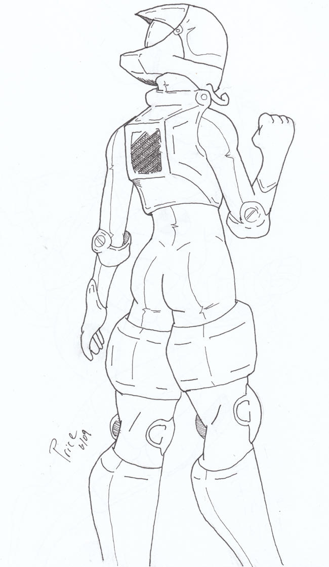 Tech Suit Girl By Priceman On Deviantart