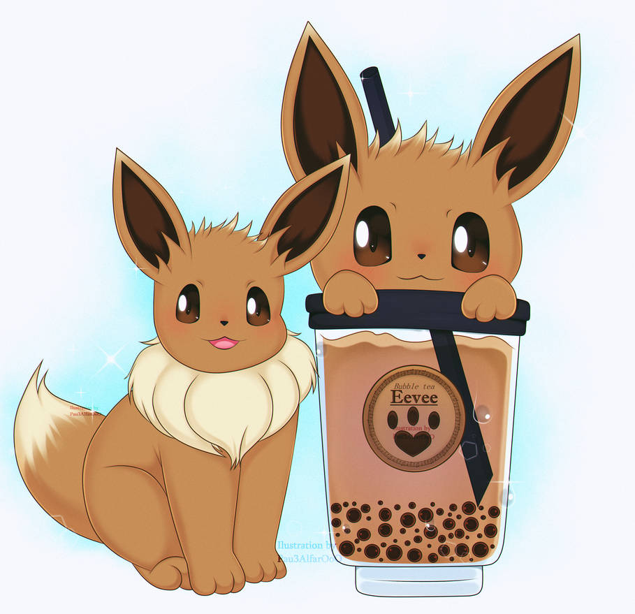 Pokemon Fanart Eevee 01 By Pau3alfarooo On Deviantart