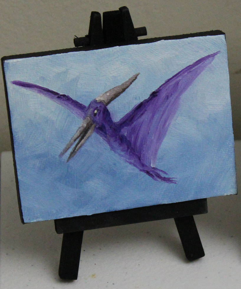 Purple Pteranodon By Scenesbycolleen On Deviantart