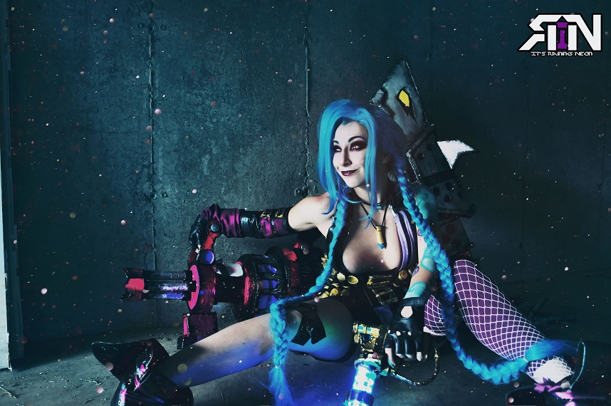 Jinx The Loose Cannon League Of Legends By Its Raining Neon On