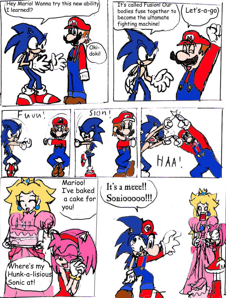 If Mario And Sonic Did Fusion By Jeffanime On Deviantart