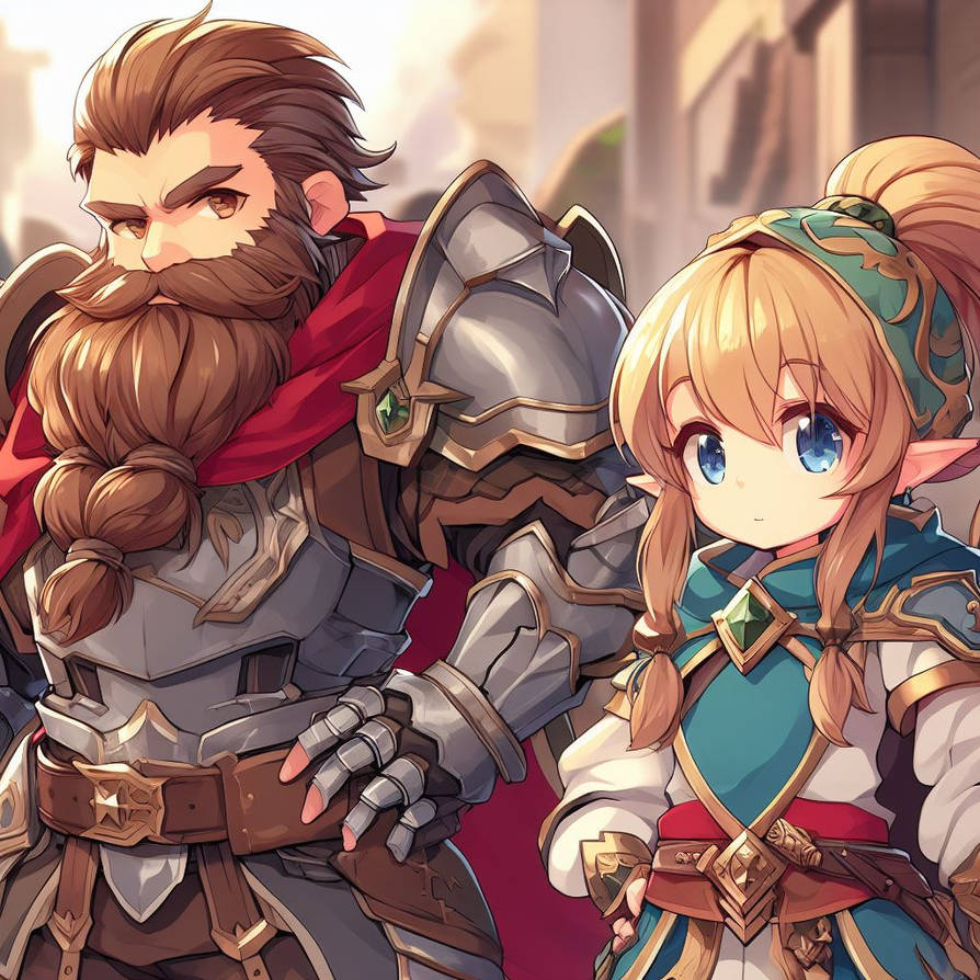 Dwarf Male And Girl Warriors By Psevdokkz On Deviantart
