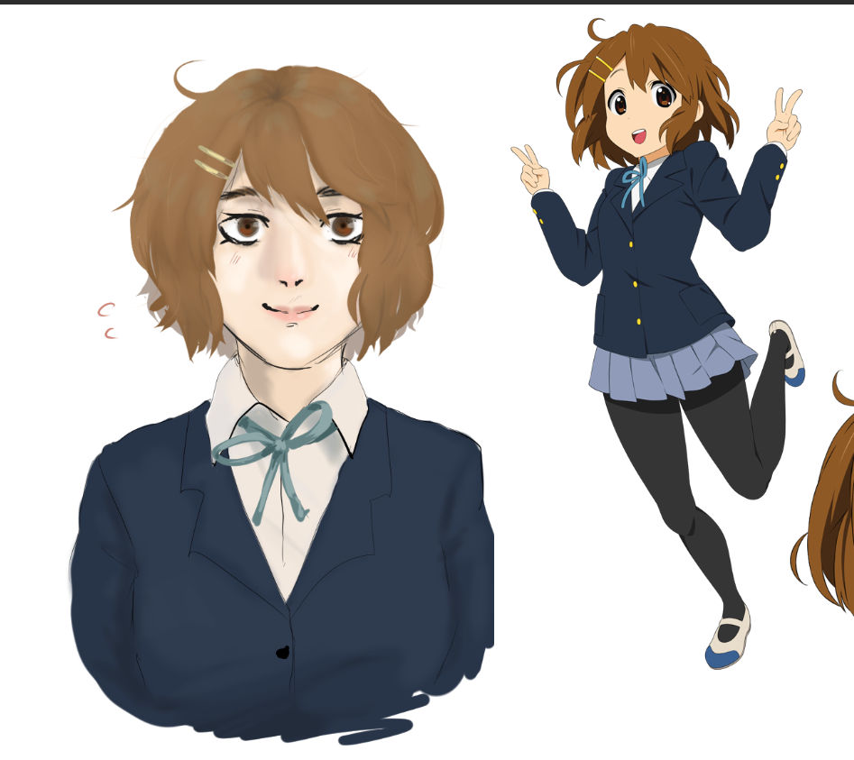 Yui Hirasawahead Sketch By Verrottenhund On Deviantart