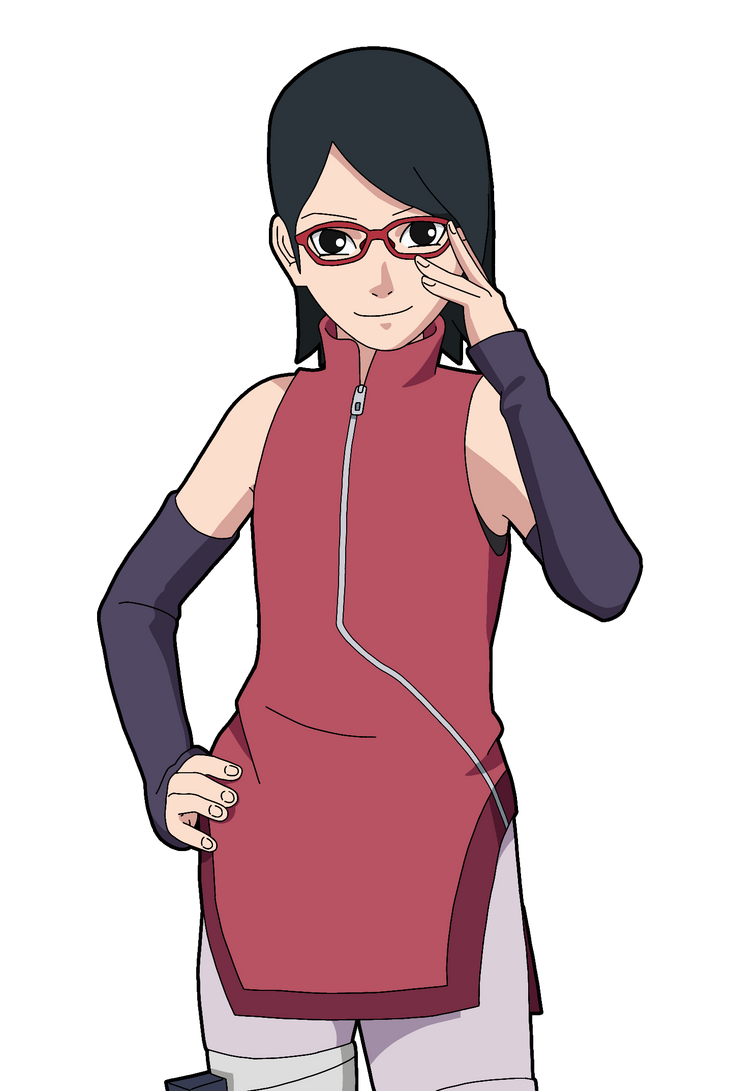 Sarada Uchiha Naruto Ol Render By Lukasokumura21 By Lukasokumura21 On