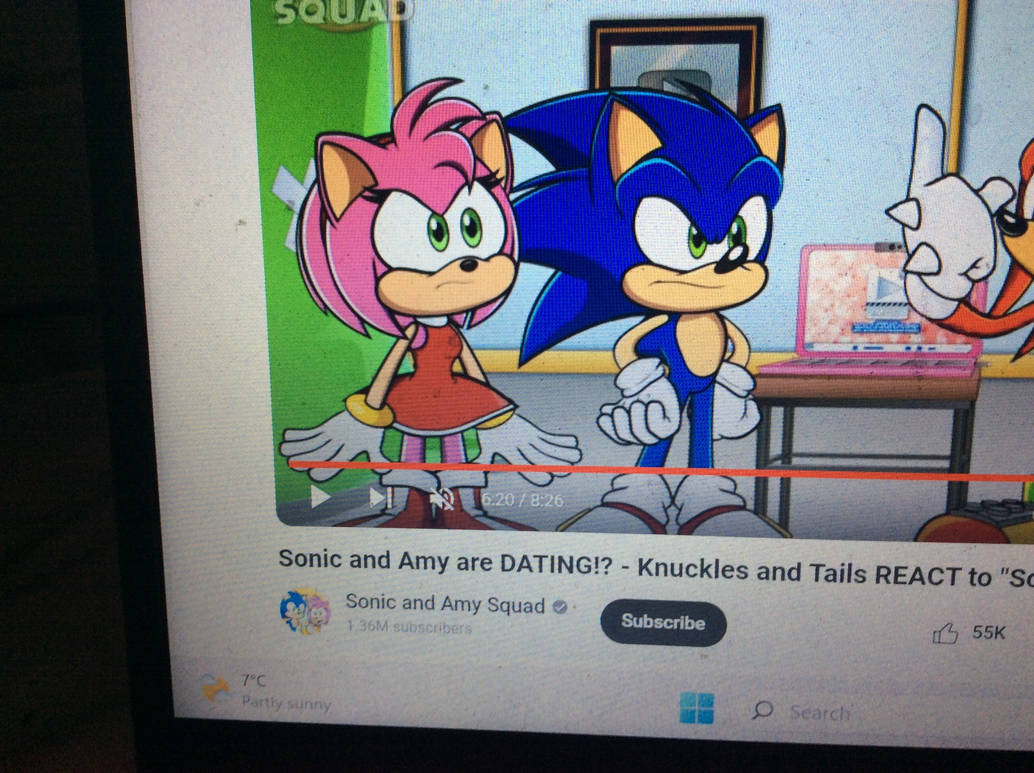 Sonic And Amy Squad Angry Sonic And Amy By Scremeegg123456 On Deviantart