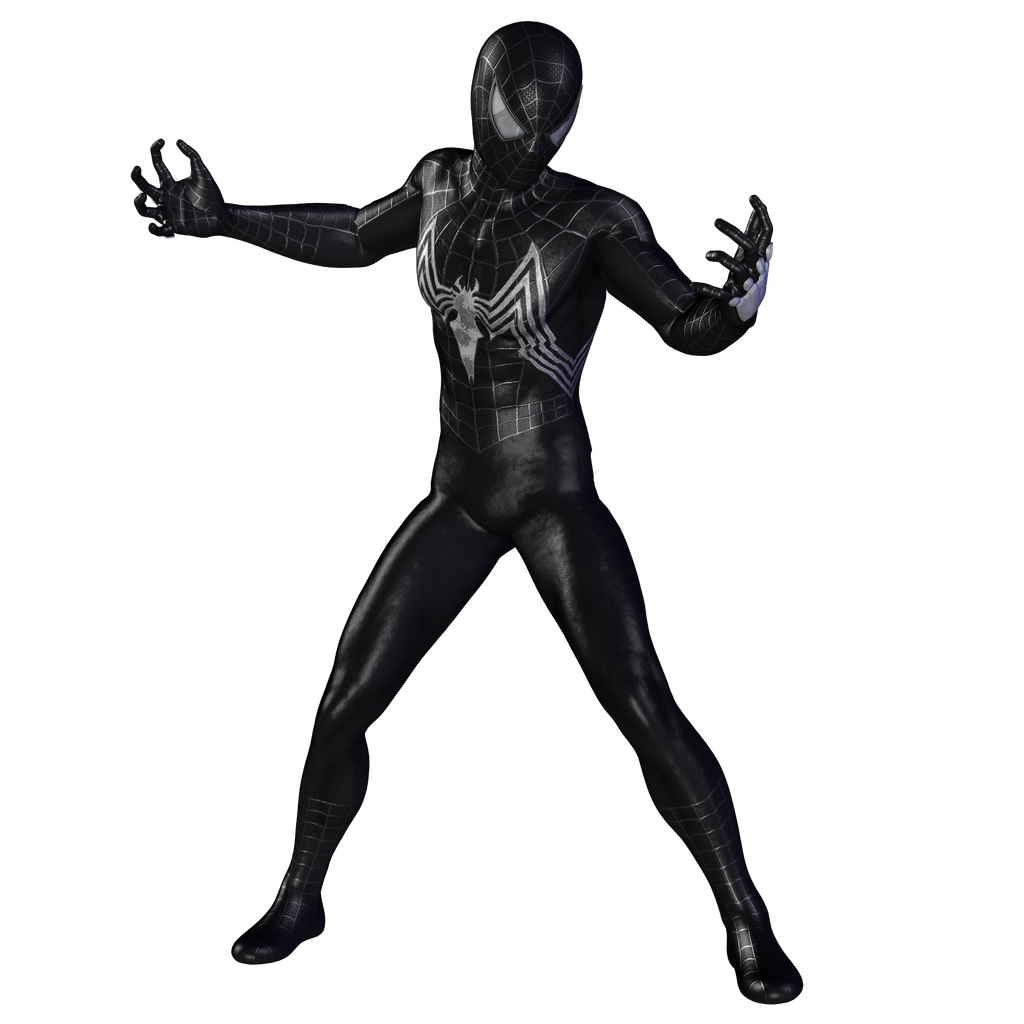 Ex3b1 Spider Man Black Suit By Hank412 On Deviantart