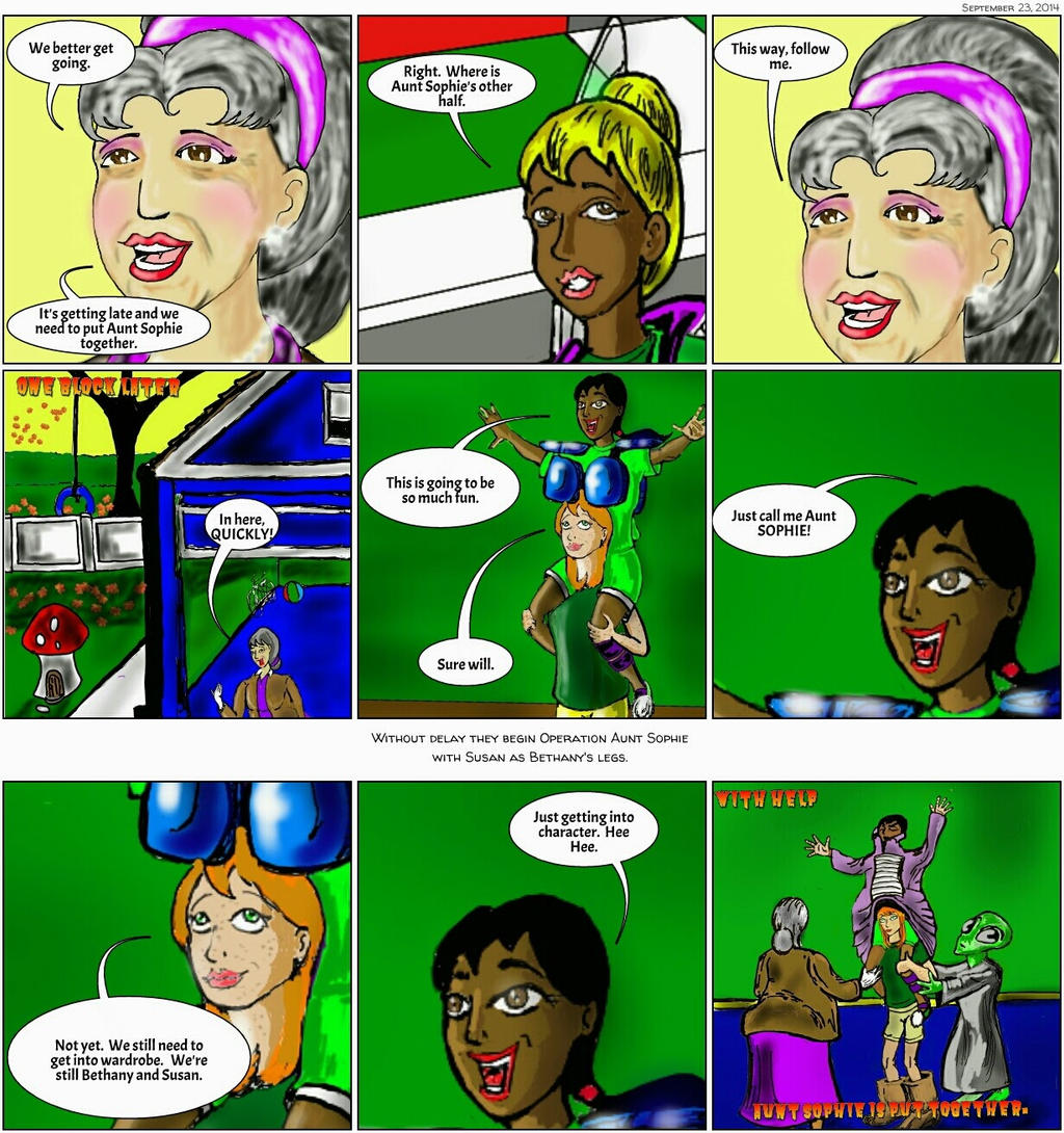 The Rise And Fall Of Aunt Sophie Page 4 By Halloranillustration On Deviantart