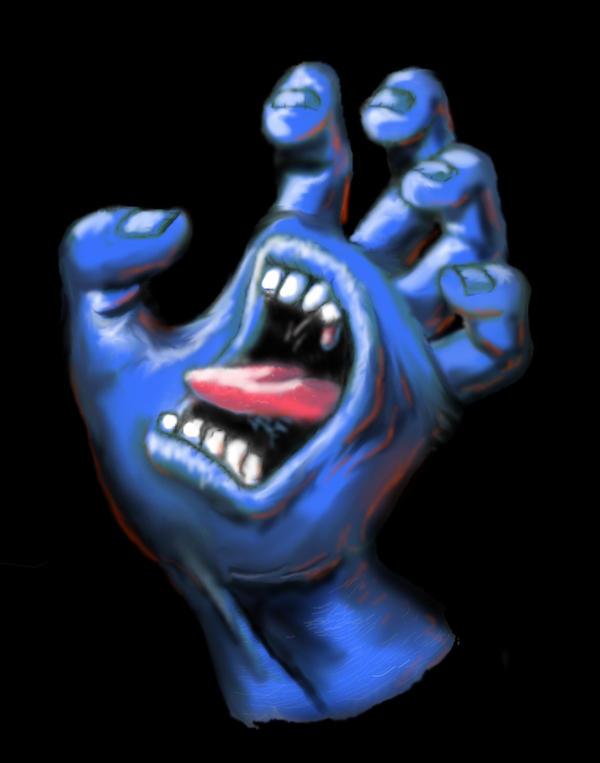Screaming hand by davidcampbell on DeviantArt