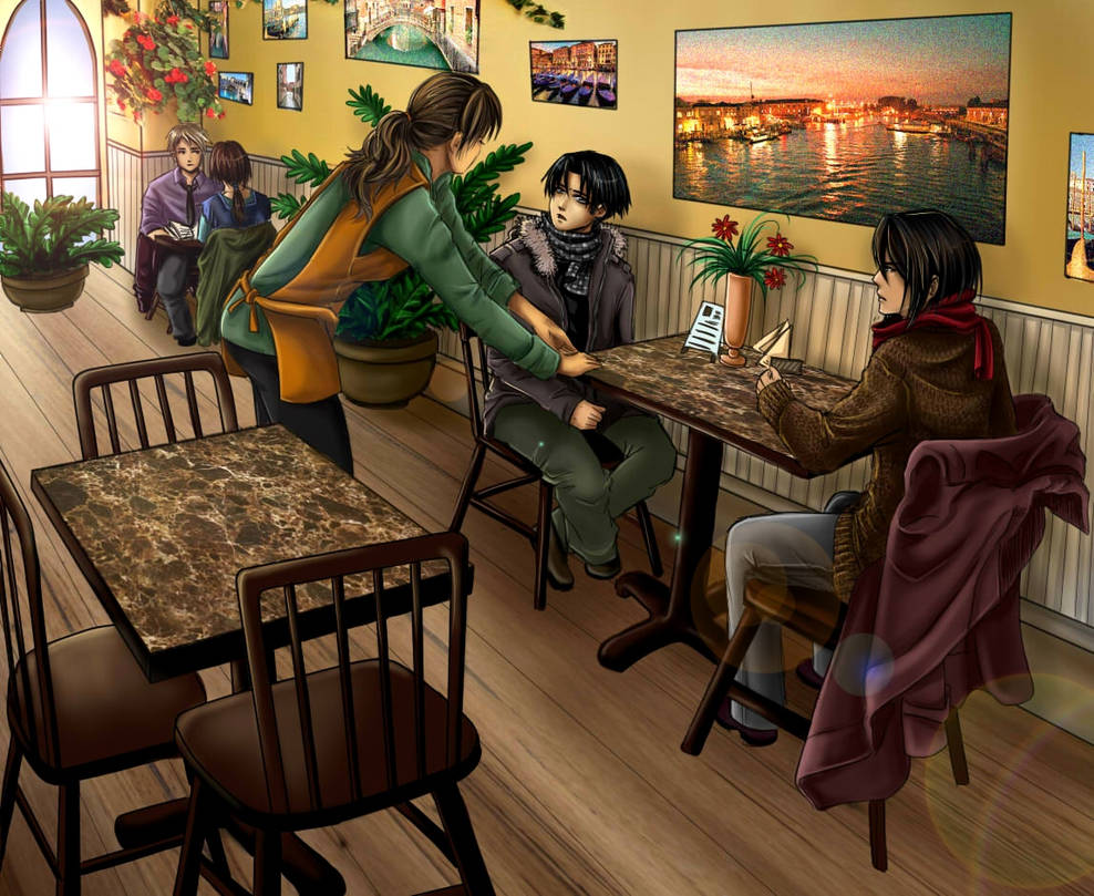 Levi meets Mikasa by WhiteYoukai on DeviantArt Levi meets Mikasa by WhiteYoukai on DeviantArt
