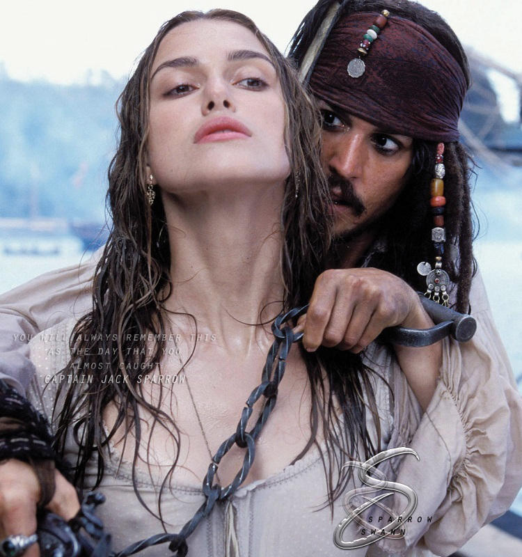 Captain Jack Sparrow And Elizabeth Swann By Littlebadgirl Missy On Deviantart
