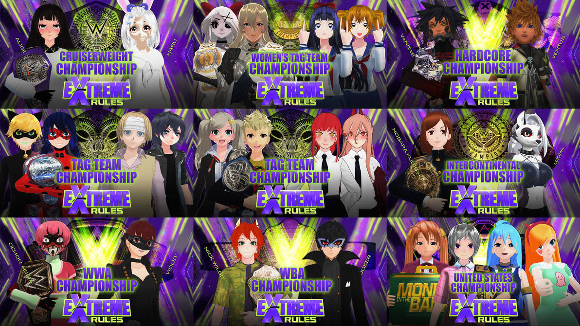 Extreme Rules 2022 Match Card By Kitamichin On Deviantart