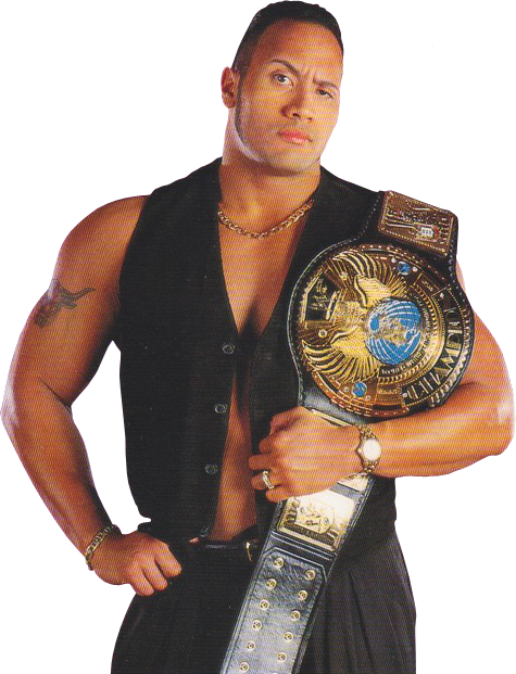 The Rock Wwf Champions By Wwepnguploader On Deviantart