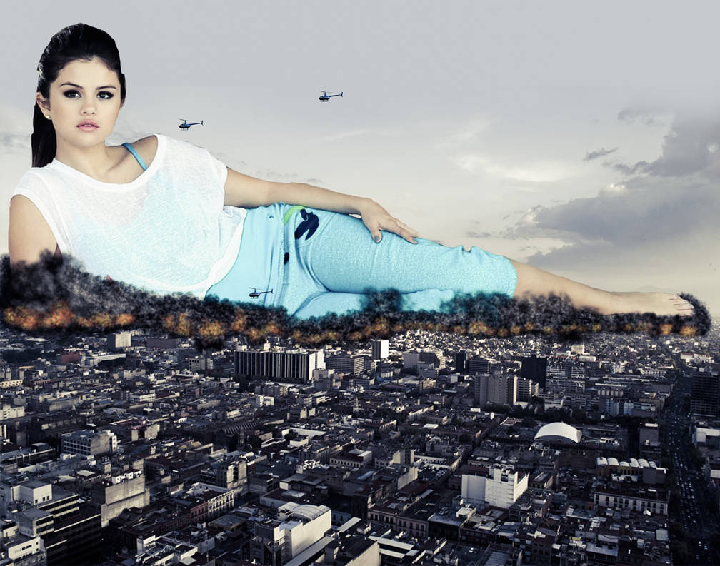 Selena Gomez Giantess By Bluemananthony26 On Deviantart