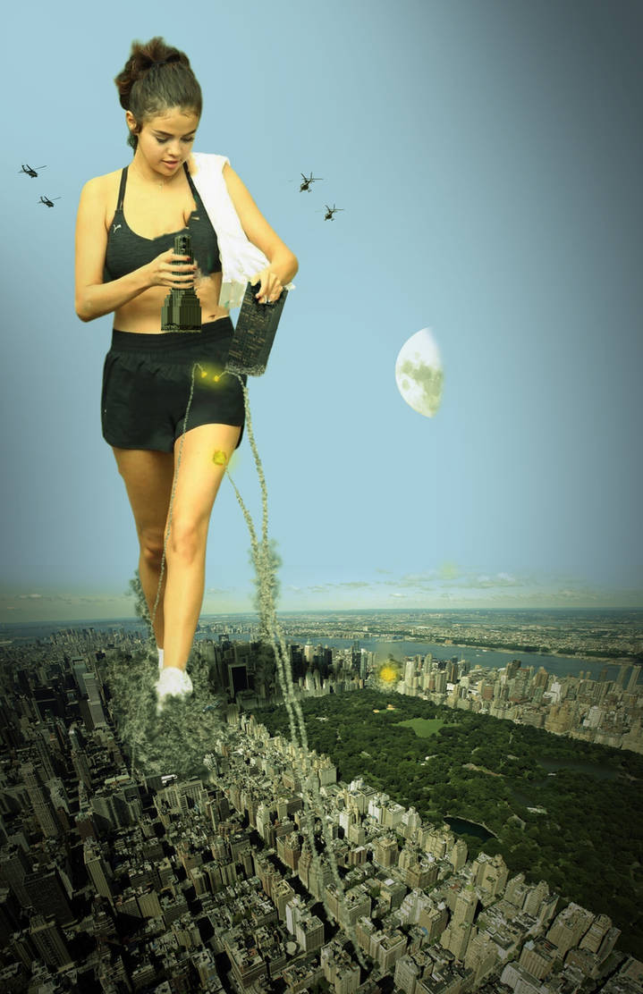Mega Giantess Selena Gomez By Bluemananthony26 On Deviantart