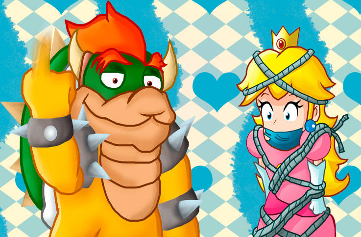 Bowser has kidnapped the princess... again by Jonashley on DeviantArt Bowser has kidnapped the princess... again by Jonashley on DeviantArt
