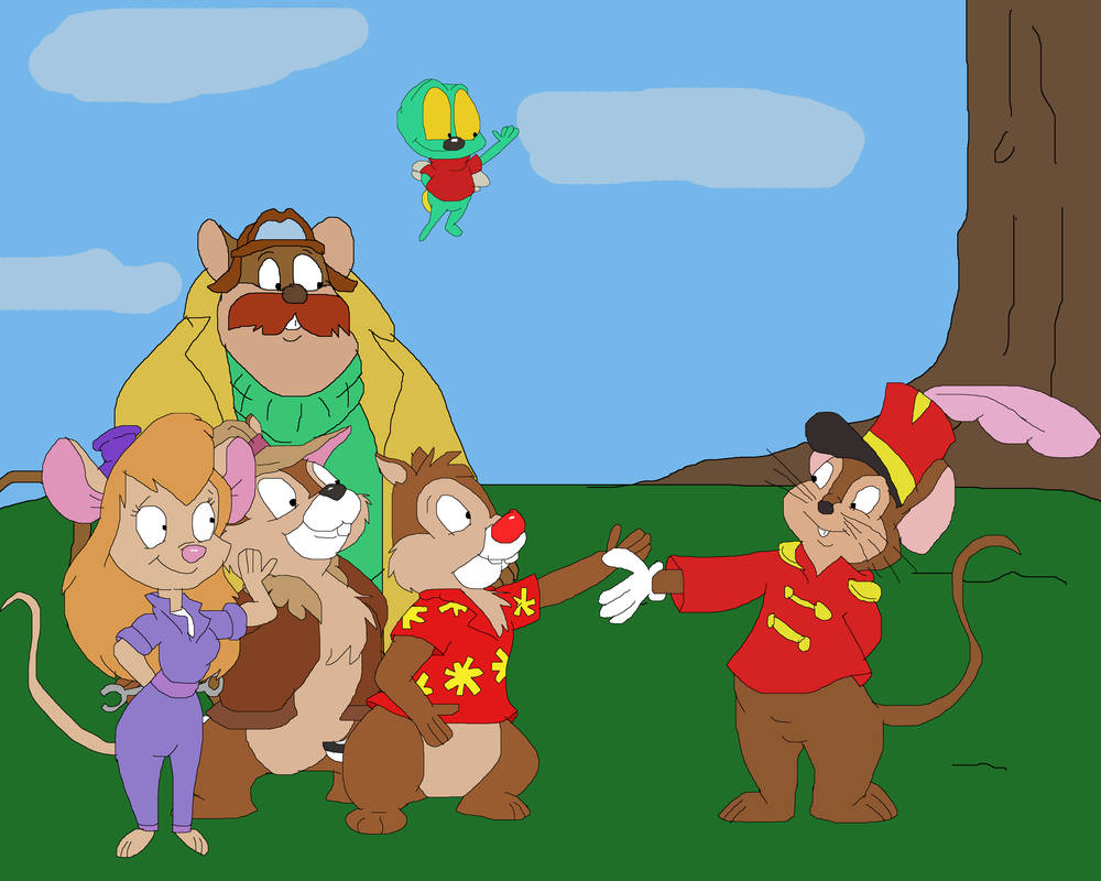 Rescue Rangers Meets Timothy Q Mouse By Tomarmstrong20 On Deviantart