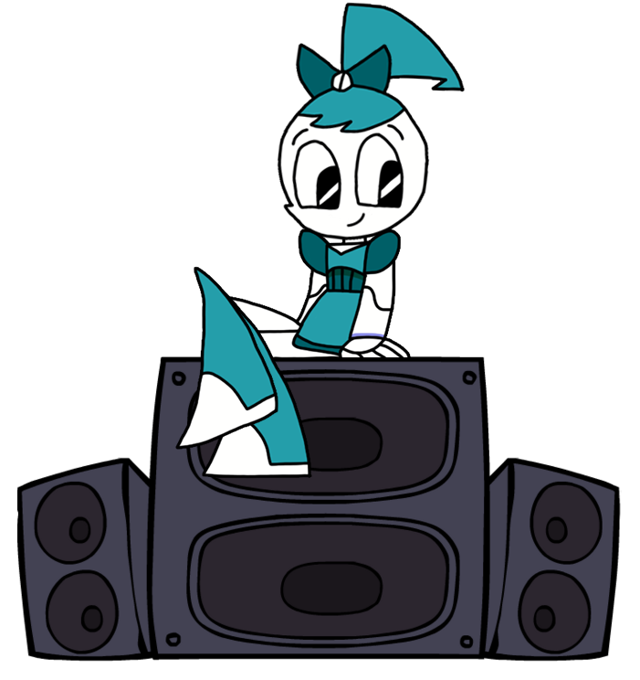 Fnf Jenny Wakeman Sitting On The Speakers By 205tob On Deviantart