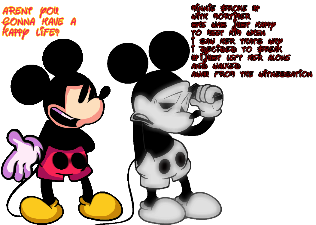 Fnf Mickey Feels Bad For Micheal Mouse By 205tob On Deviantart