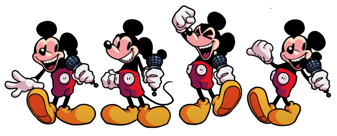Fnf Best Mickey Mouse Sprite Concept By 205tob On Deviantart