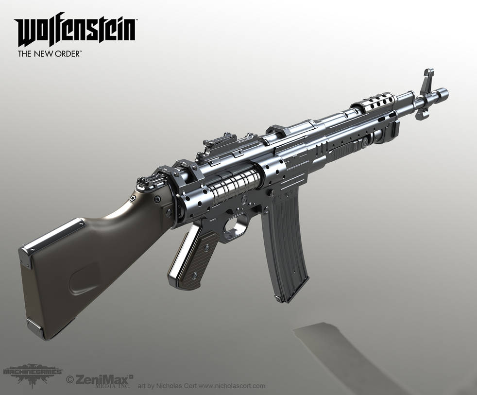 Assault Rifle 1946 Highpoly model by panick on DeviantArt Assault Rifle 1946 Highpoly model by panick on DeviantArt
