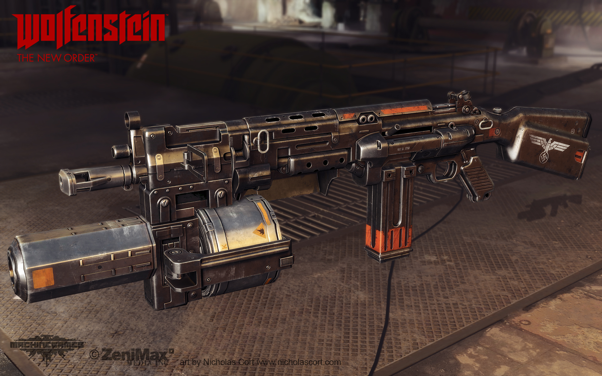 Assault Rifle 1960 with rocket launcher by panick on DeviantArt Assault Rifle 1960 with rocket launcher by panick on DeviantArt
