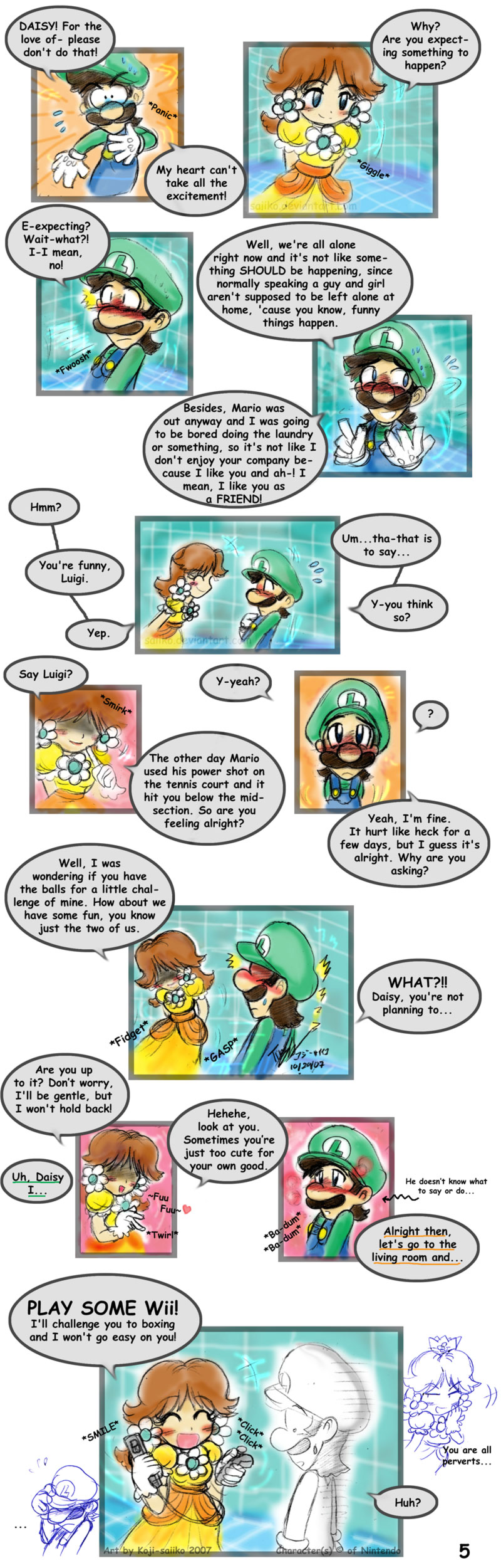 Mario: Alone at Home Pg 05 by saiiko on DeviantArt