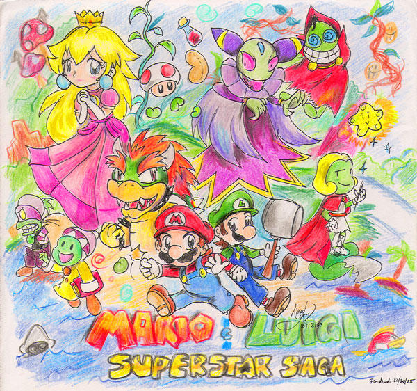 Mario: SuperStar Saga by saiiko on DeviantArt