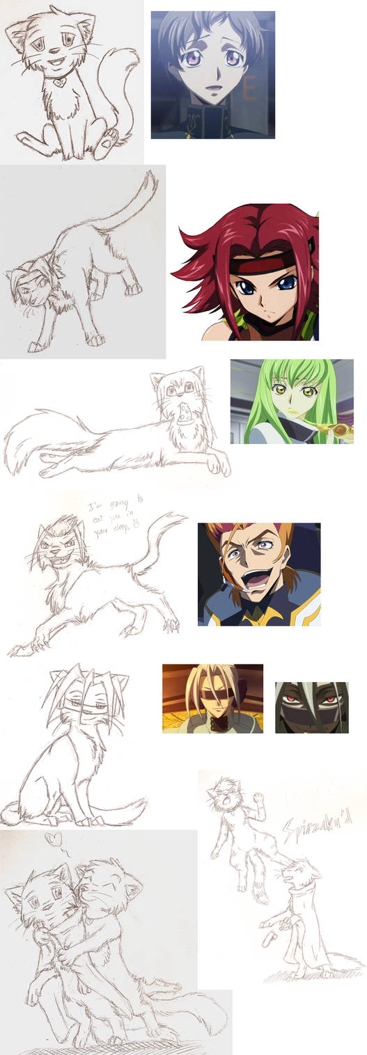 Lots Of Code Geass Cats By Frostpebble On Deviantart