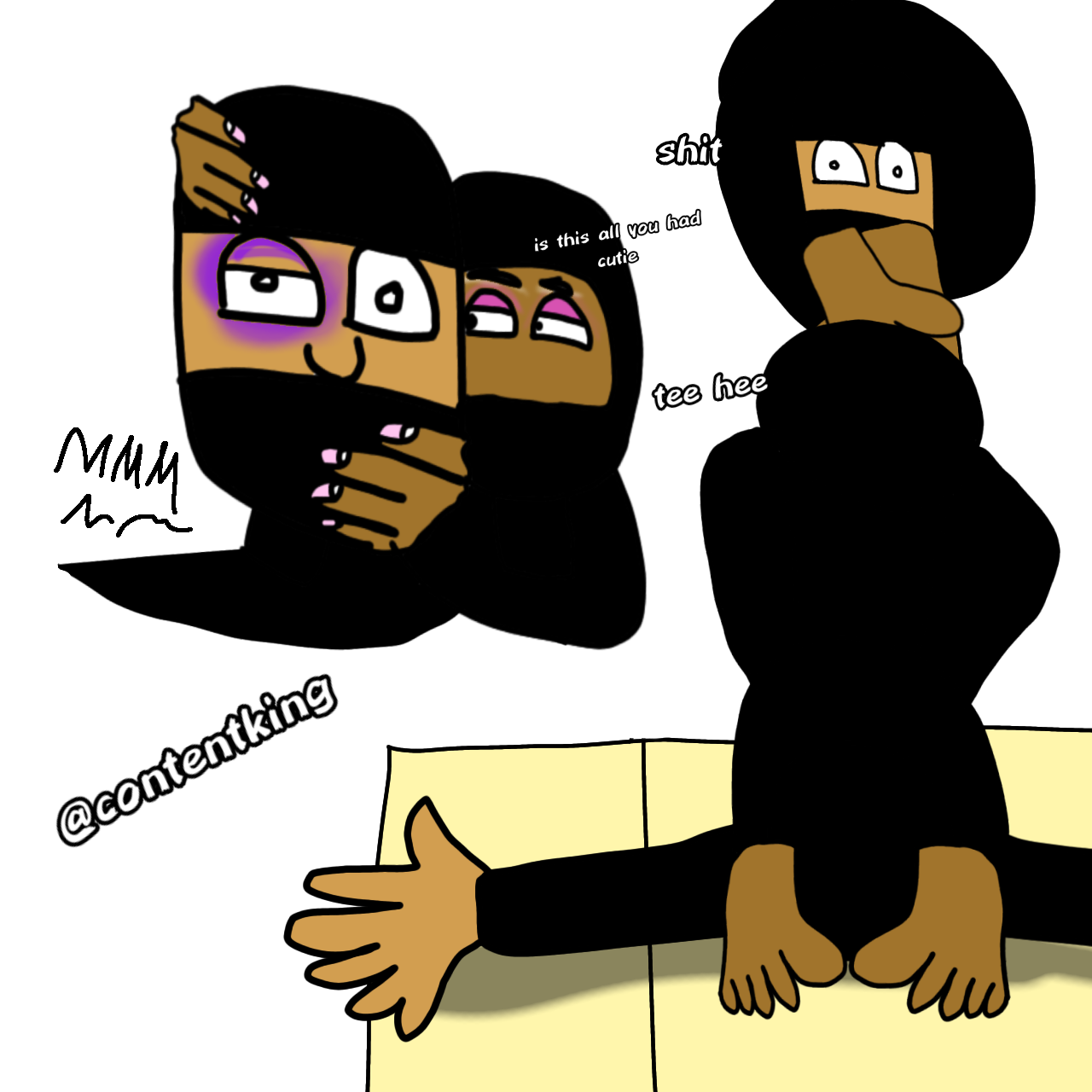 Ninja Girl Vs Ninja Guy By Contentking0 On Deviantart