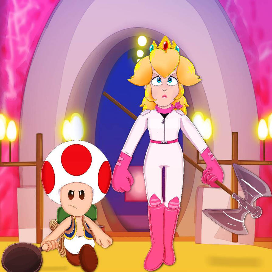 Princess Peach And Toad To The Rescue By Mariyahthehedgehog12 On Deviantart