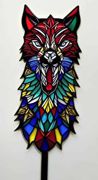 Stained Glass Wolf By Betaluna On Deviantart