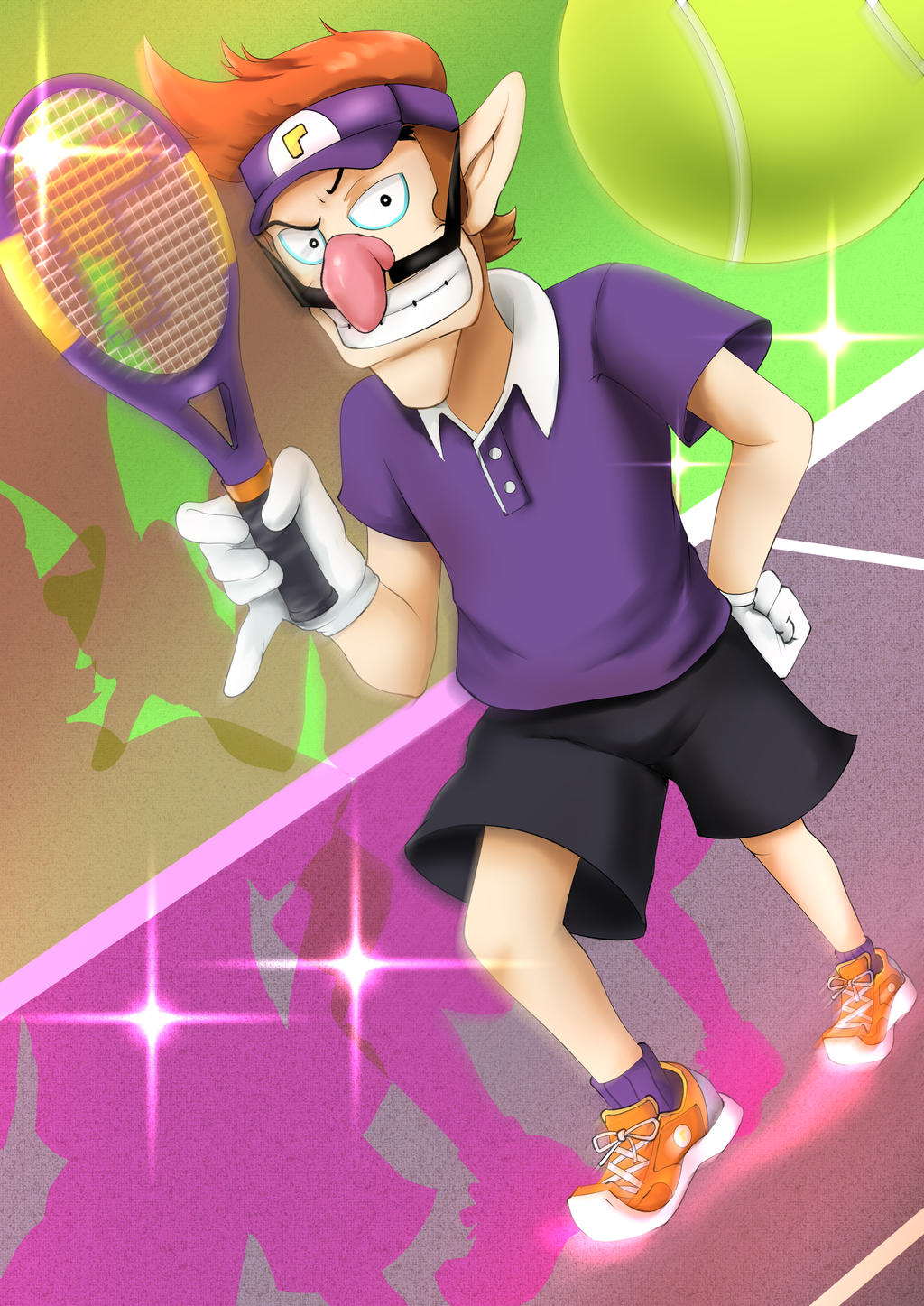 Waluigi Moonwalking By Kasey N Moore On Deviantart