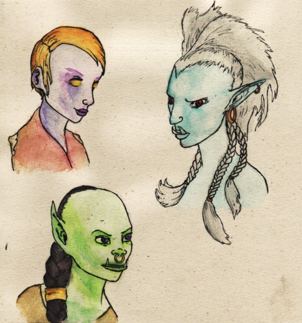 Horde doodles by bluepygmypuff on DeviantArt