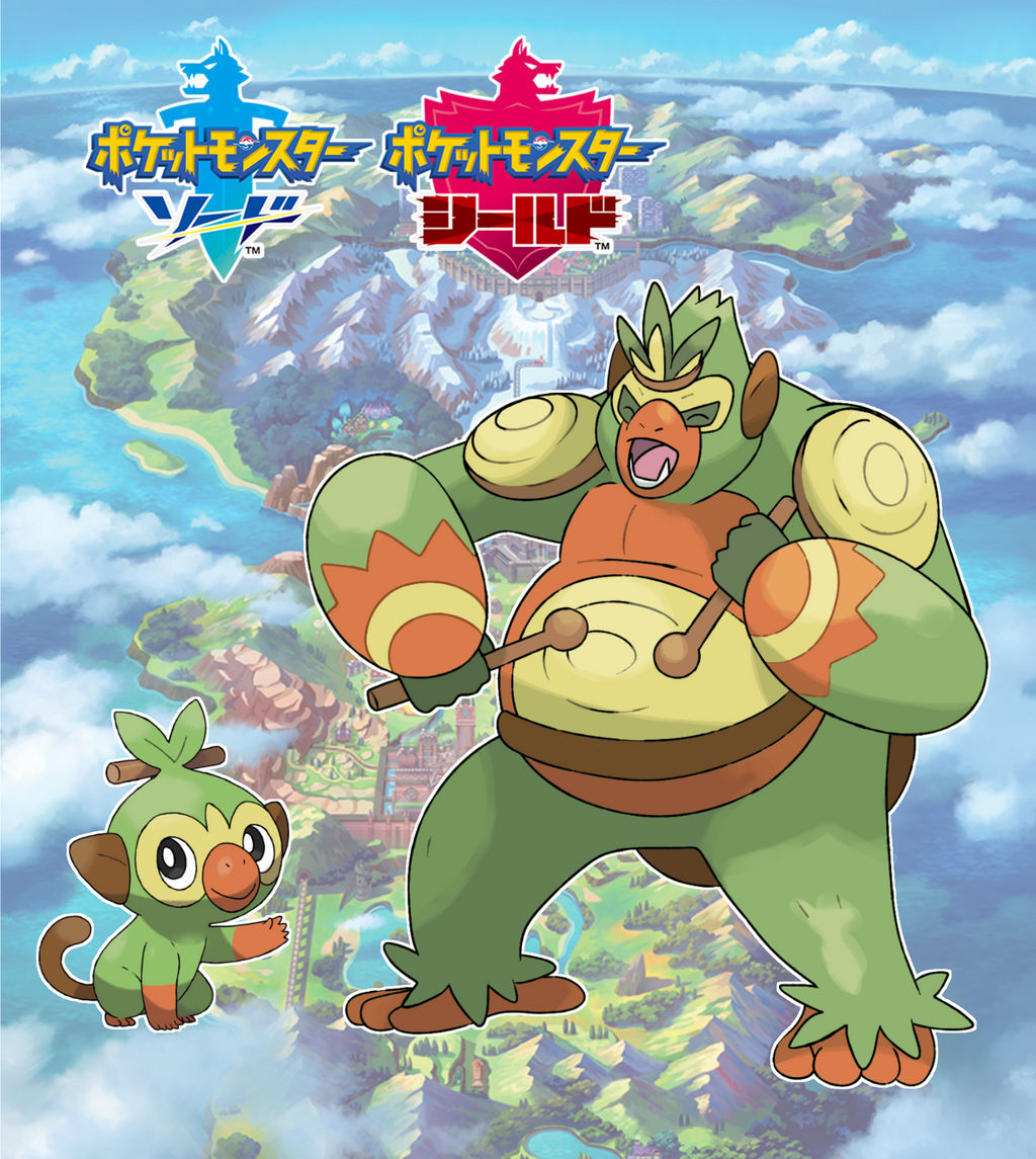 Grookey Evolution By Devildman On Deviantart