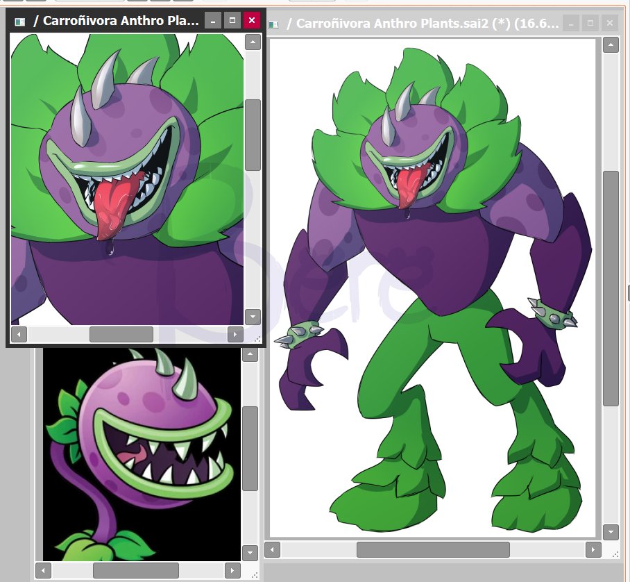 Chomper - PVZ Anthro Plants by BereBearArt on DeviantArt Chomper - PVZ Anthro Plants by BereBearArt on DeviantArt