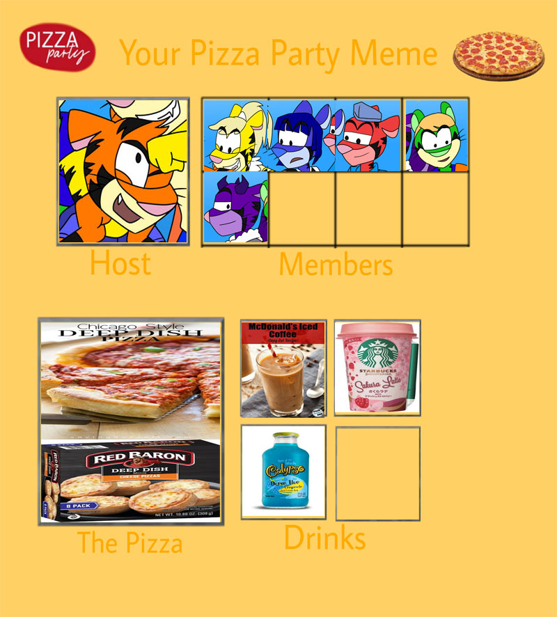 Deep Dish Pizza Party By Twinskitty On Deviantart