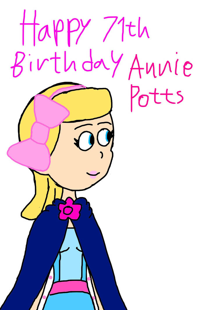 Happy 71th Birthday Annie Potts By Twinskitty On Deviantart