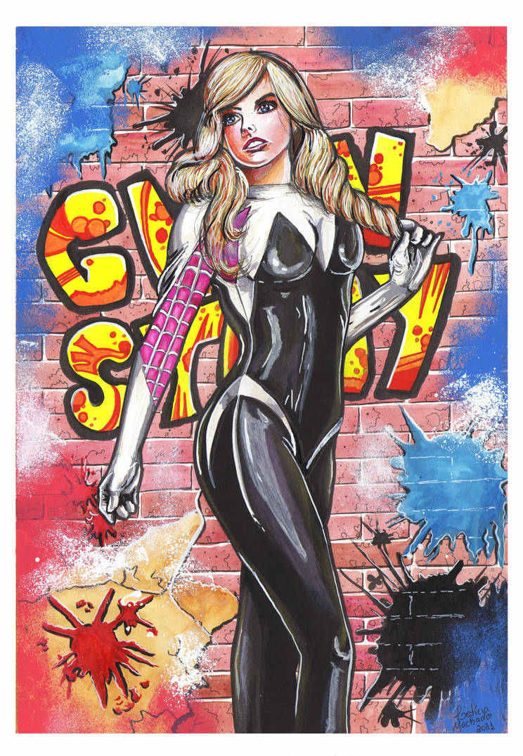 Gwen Stacy Art Original By Leticiamach On Deviantart
