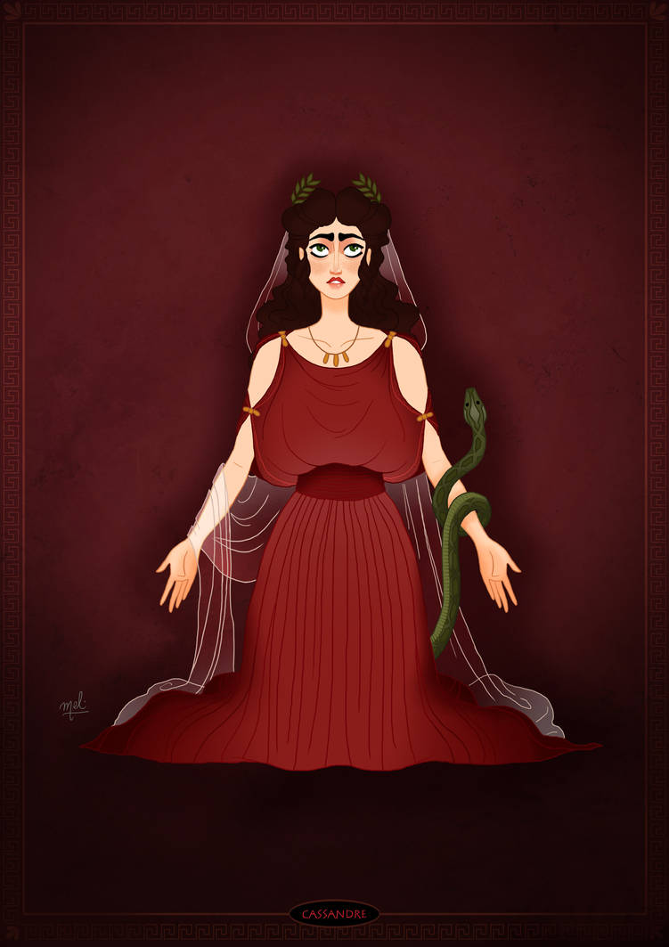 Cassandra, priestess of Apollo by LittleRedRidingPanda on DeviantArt Cassandra, priestess of Apollo by LittleRedRidingPanda on DeviantArt