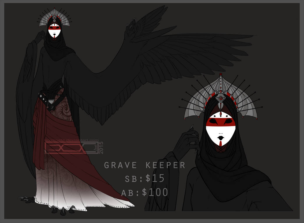 Haroth Auction Keeper Of The Graves Closed By Aivomata On Deviantart