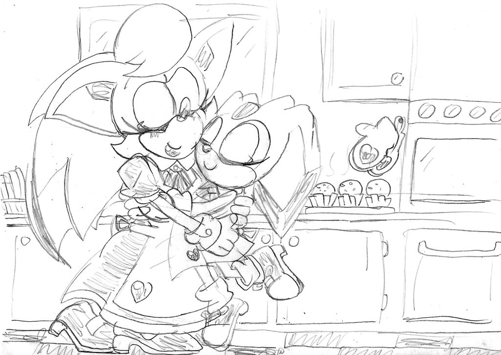 Sapphire and Cream hug cooking by ClassicSonicSatAm on DeviantArt Sapphire and Cream hug cooking by ClassicSonicSatAm on DeviantArt