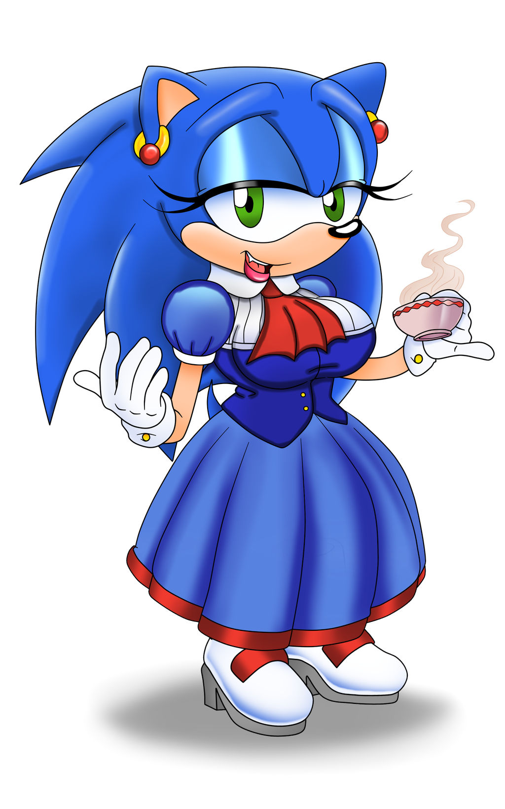 Sonic The Lady Tea By Classicsonicsatam On Deviantart