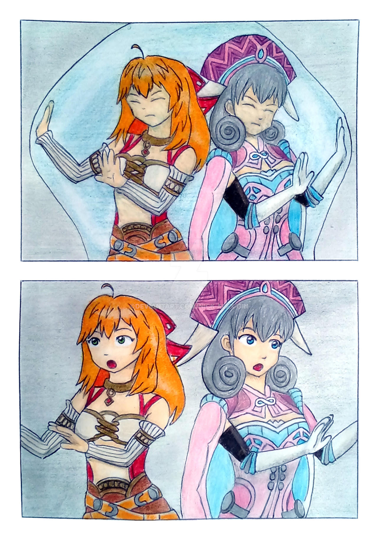Fiora And Melia 2 By Nick Alex Gin On Deviantart