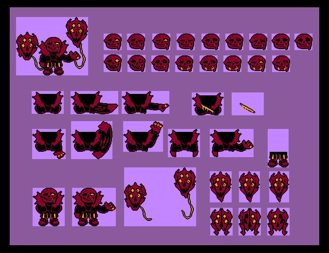 Underfell sans sprite sheet free by syasyasyanosya on DeviantArt Underfell sans sprite sheet free by syasyasyanosya on DeviantArt