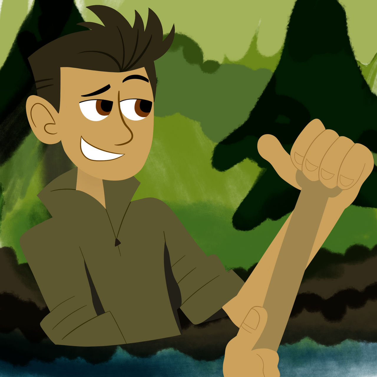 Wild Kratts Chris Screenshot Redraw By Kittyundercover On Deviantart