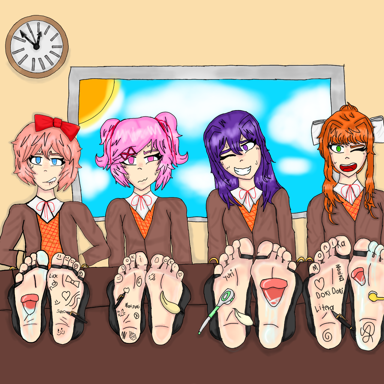 Doki Doki Tickling Club By Joshuagames28escobar On Deviantart