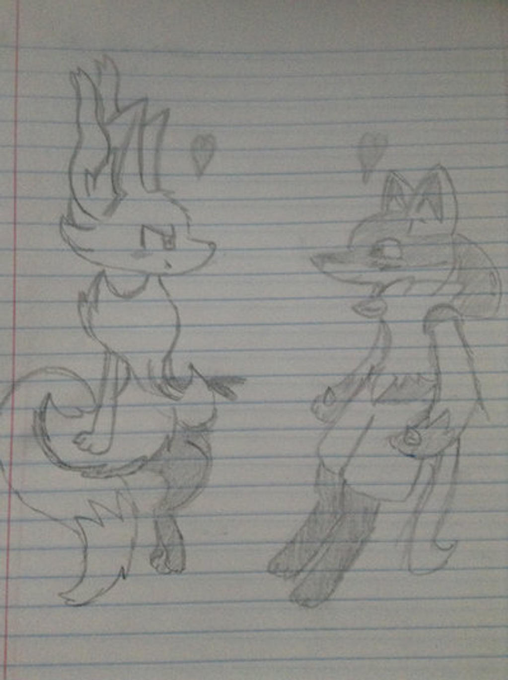 Braixen X Lucario By Braixettathebraixen On Deviantart
